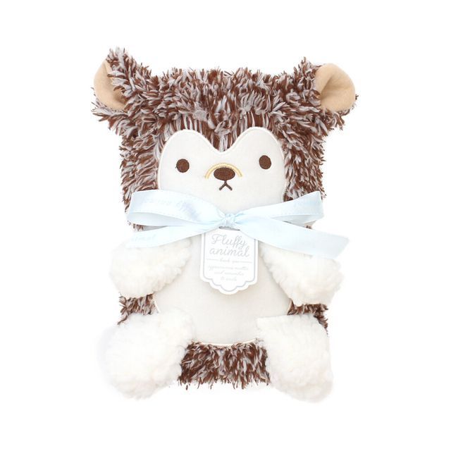 polkapolka - polka polka Mokomoko Kurukuru Animal Blanket (Hedgehog ...