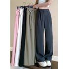 Alfie - High-Rise Plain Slacks | YesStyle