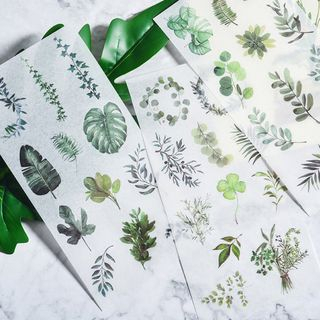 Lamington - Leaf / Food Print Sticker (Various Designs) | YesStyle
