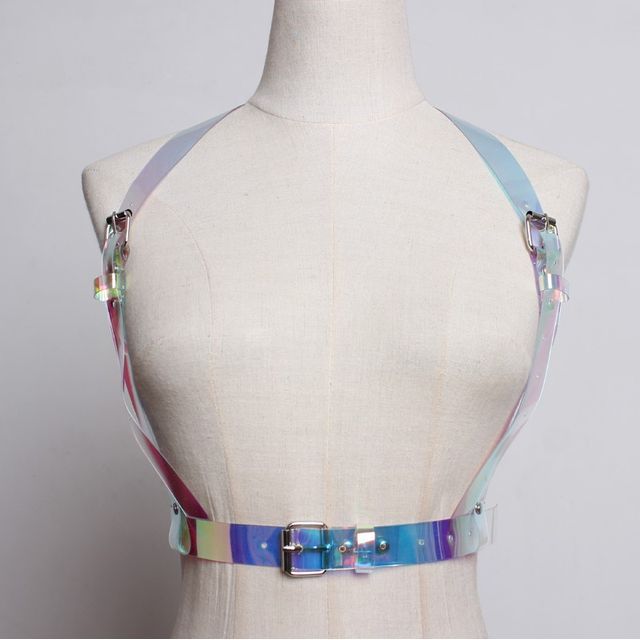 CIENIS - Holographic Body Harness | YesStyle