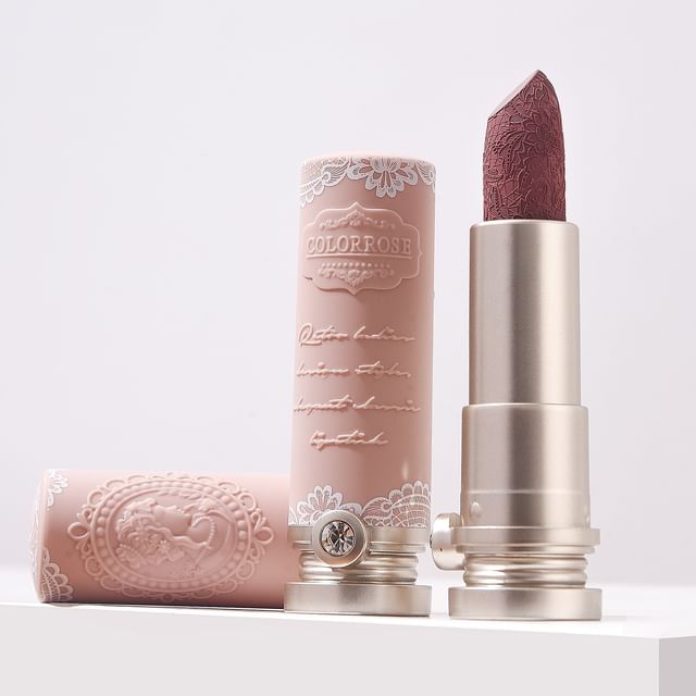 COLORROSE - Lace Embossed Western Antique Mirror Lipstick - 5 Colors ...