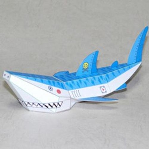 Kamikara - Paper Craft: Robot Shark | YesStyle