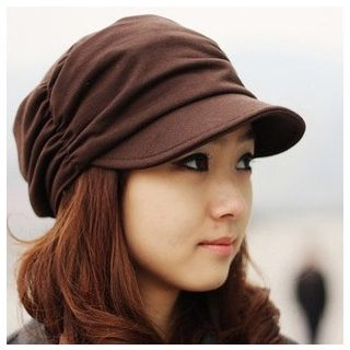 Eva Fashion - Plain Baker Boy Cap | YesStyle