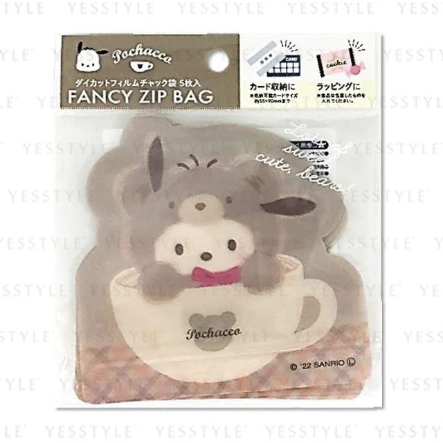 DAISO - Sanrio Pochacco Latekuma Fancy Zip Bag | YesStyle