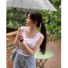 CHERRYKOKO - CRKO Lettuce-Edge Tank Top | YesStyle