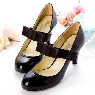 Smoothie - Two-Way Bow-Accent Pumps | YesStyle