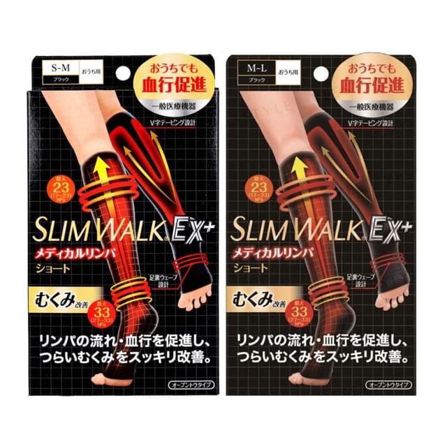 Slim Walk - Compression Open-Toe Stockings For Sports | YesStyle