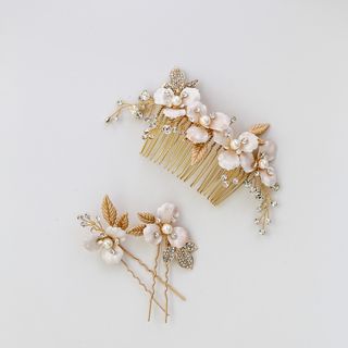 Vivian Design - Wedding Flower Hair Comb / Hair Stick | YesStyle