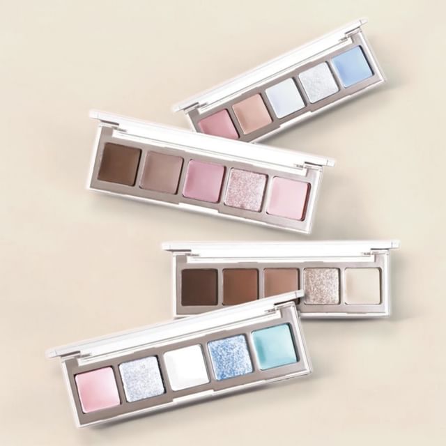 Eunarz - Pure Color Series 5-Color Eyeshadow Palette - 4 Types | YesStyle