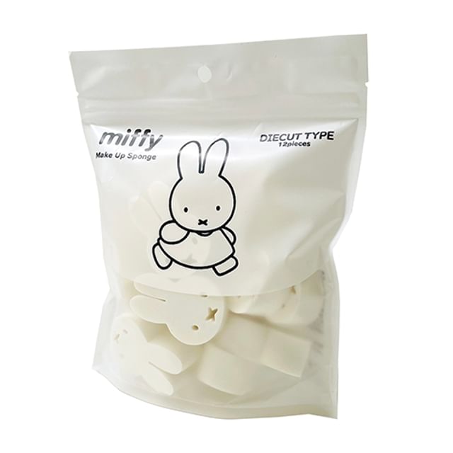 SHOBIDO - Miffy Diecut Type Makeup Sponge / Puff (Set of 12) | YesStyle