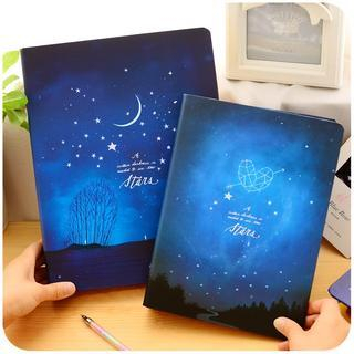 Momoi - A5 / B5 Star Night Notebook | YesStyle