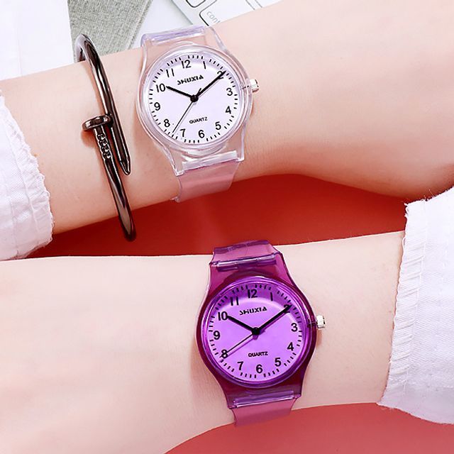 Biccup - Transparent Plastic Strap Watch | YesStyle