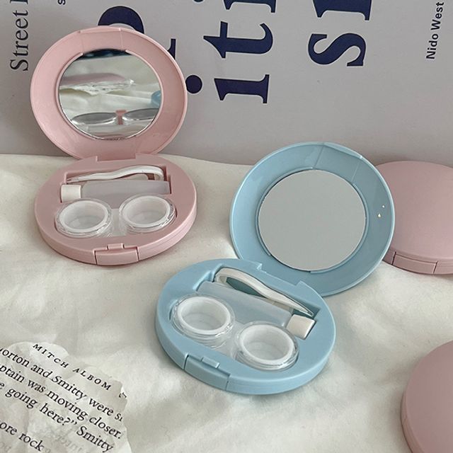 Michu - Plastic Contact Lens Case with Mirror | YesStyle