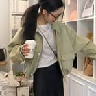 FROMBEGINNING - Stopper-Hem Coach Jacket | YesStyle