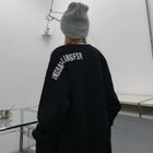 RONIN - Crew Neck Lettering Sweatshirt | YesStyle