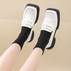 Vindler - Square-Toe Platform Chunky Heel Loafers | YesStyle