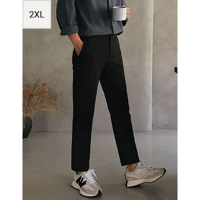 JOGUNSHOP - Creased Tapered Suit Pants | YesStyle