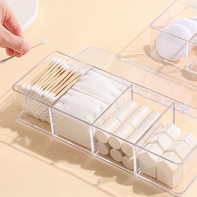 Puremantis - Transparent Plastic Makeup Storage Box | YesStyle