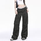 Denimot - Low Rise Leopard Print Wide Leg Jeans (Various Designs ...