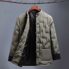 YIKES - Plain Frog-Button Puffer Jacket | YesStyle