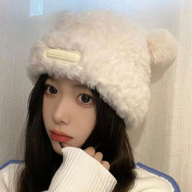 Unavellop - Bear Ear Beanie | YesStyle