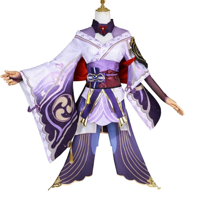 Bloomsoon - Genshin Impact Raiden Shogun Cosplay Costume Set / Wig ...