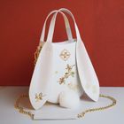 YUGO - Top Handle Embroidered Rabbit Crossbody Bag | YesStyle