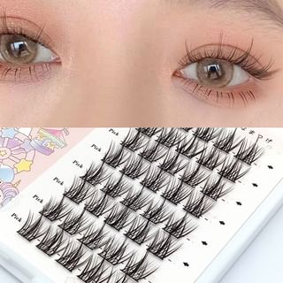 Lashie - Natural Wispy Cluster False Eyelashes (Various Designs) | YesStyle