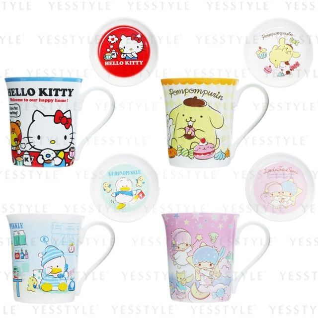 Sanrio - Ceramic Mug With Lid - 7 Types | YesStyle