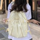 Fudomyria - Plain Shirred Backpack | YesStyle