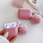 VanDi - Plain Pom Pom AirPods / Pro Earphone Case Skin | YesStyle