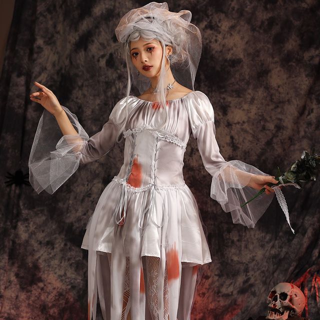 Bellotink - Bride / Bridegroom Halloween Cosplay Costume Set | YesStyle
