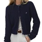 Rosesand - Long Sleeve Lettering Print Cardigan | YesStyle