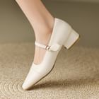 Freesia - Low-Heel Pointed Mary Jane Pumps | YesStyle