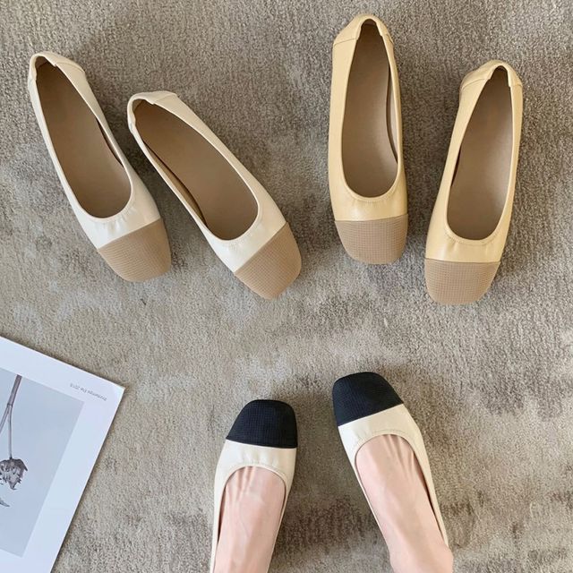 Aegina - Two-Tone Flats | YesStyle