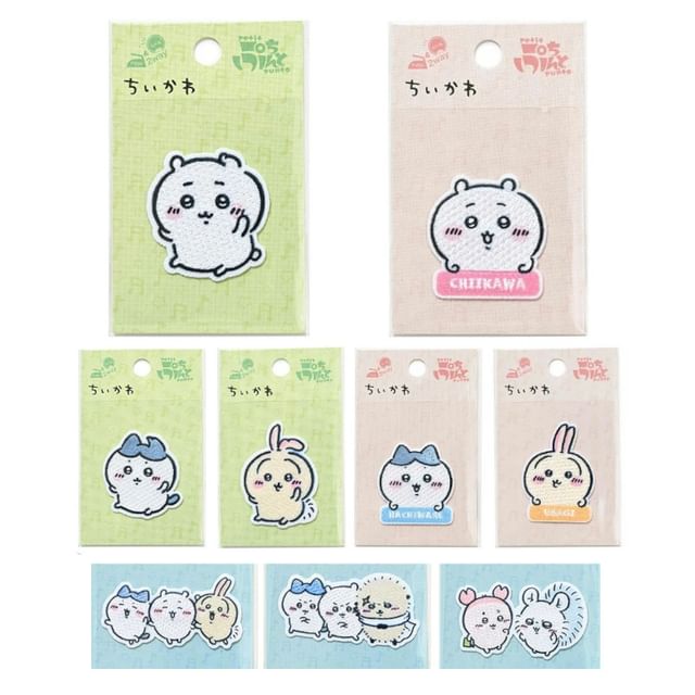 Chiikawa - Chiikawa Embroidered Patch / Sticker | YesStyle