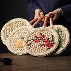 Koringa - Chinese Style Handmade Cattail Fan | YesStyle