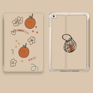 Roccia - Orange Print iPad Case | YesStyle