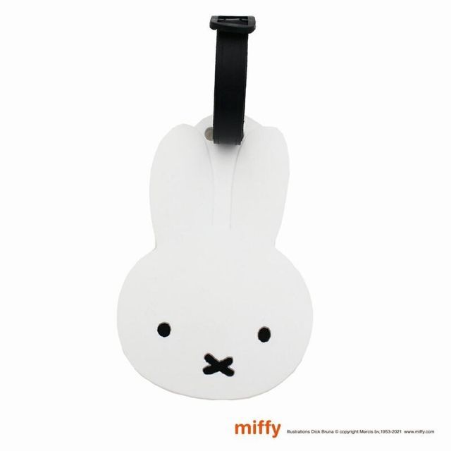 siffler - Miffy Die-cut Luggage Tag (Face White) | YesStyle