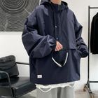Fushet - Henley Hooded Windbreaker | YesStyle