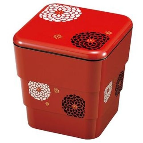Hakoya - Hakoya 3 Layers Picnic Lunch Box Aka Hyakka | YesStyle