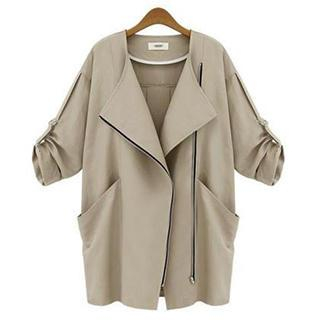 Eloqueen - Tab-Sleeve Zip-Front Jacket | YesStyle