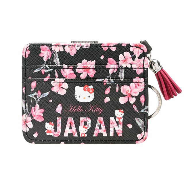 ASUNAROSYA - Sanrio Robin Ruth x Hello Kitty Card Case Black | YesStyle