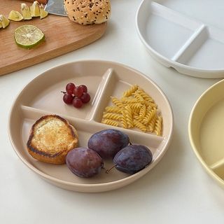 Hollos - Divided Ceramic Plate | YesStyle