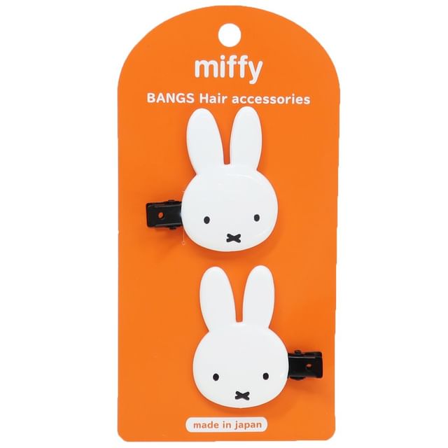 SHOBIDO - Miffy Bangs Hair Clip (Set of 2) | YesStyle