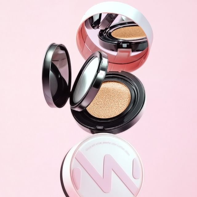 MENOW - 2 in 1 Matte Loose Setting Powder + Soft Velvet Cushion - 2 ...