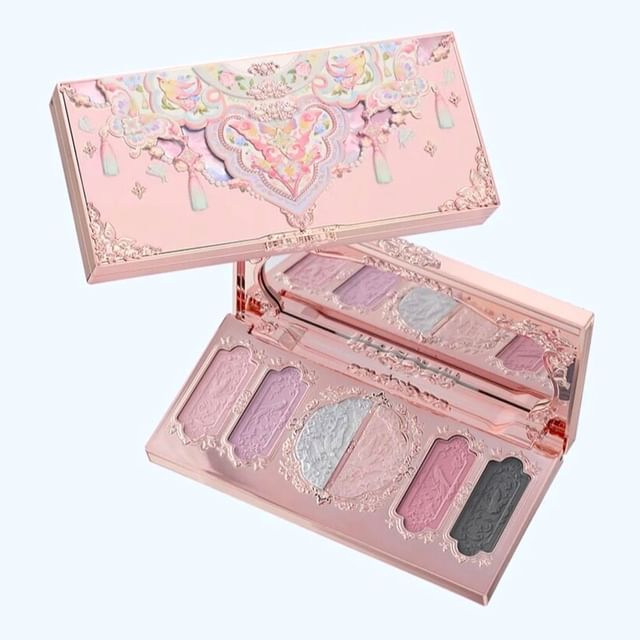 Flower Knows - Butterfly Cloud Collar Embossed Six-Color Makeup Palette ...