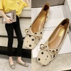 Moonwalk - Square-Toe Dotted Flats | YesStyle