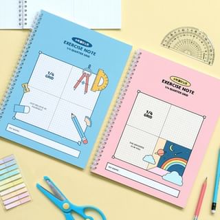 iswas - Spiral Math Exercise Notebook (B5) | YesStyle