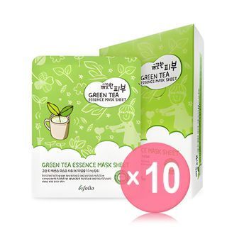 Buy esfolio - Pure Skin Green Tea Essence Mask Sheet Set 10pcs (x10 ...